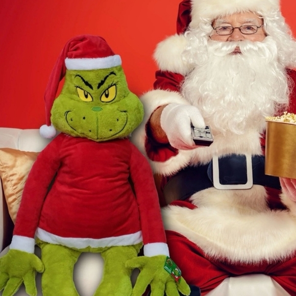 The Grinch | Holiday | Nwt 4 Ft Tall Grinch Christmas Giant Plush ...